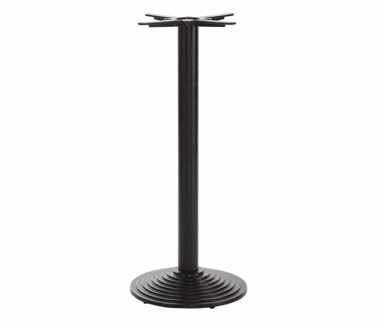 Mayan Square Poseur Table Base - Bar Height Commercial Metal Tables