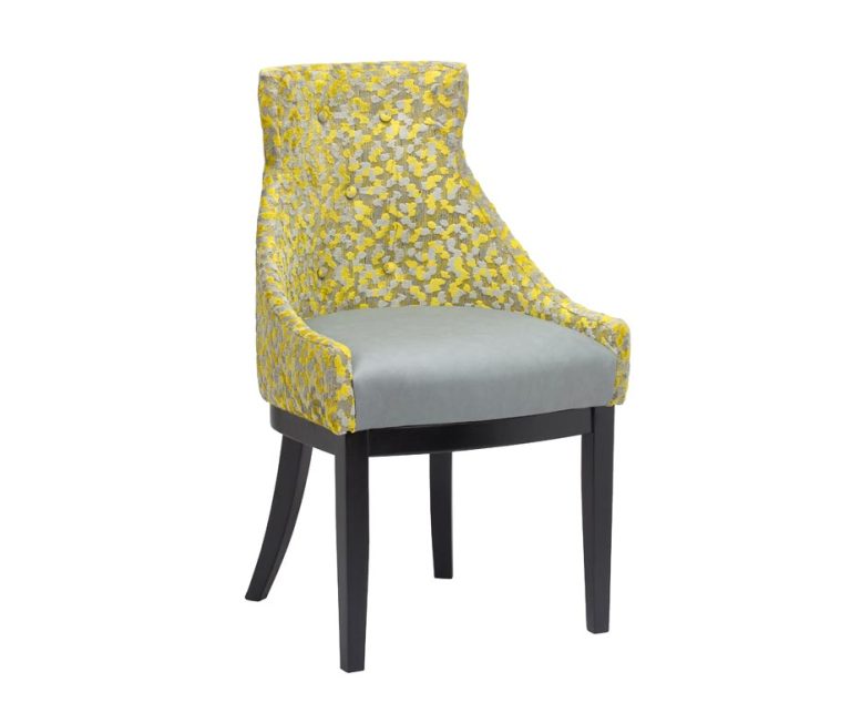 Tuscan Fully Upholstered Dining Chairs - Choice of Faux Leather & Wood
