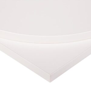 White MFC Laminated Table Tops with ABS Edging